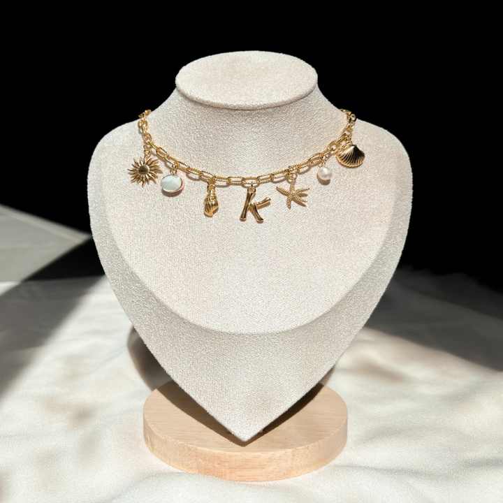 Waterproof Beach Jewelry Ocean Seashell Charm Necklace Summer Seashell ...