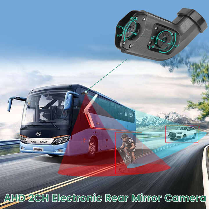 Smart Blind Spot Radar BSD Alarm System for Trucks & Buses