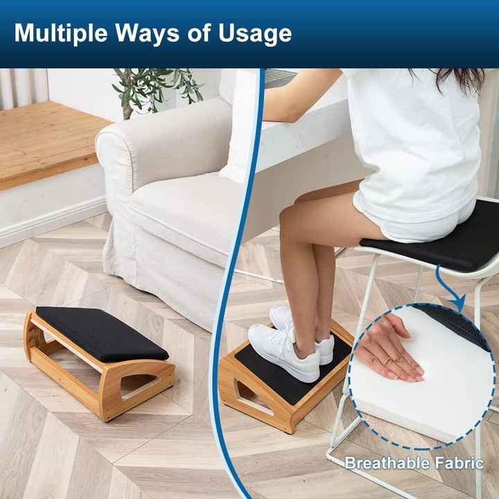 Eco-Friendly Comfort Sustainable Foot Pedestal Adjustable Height Office ...