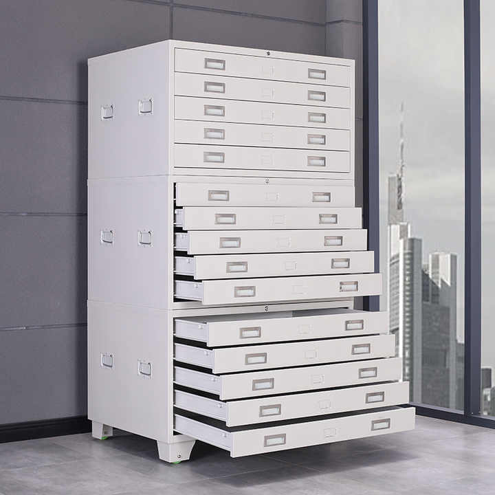 Drawer A4 Paper A1 Size Drawings A3 Size Iron Index Card Storage ...