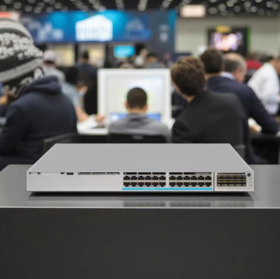 C9300-24P-E Network Ethernet Switches 24 Ports Switch C9300-24P-E Poe ...