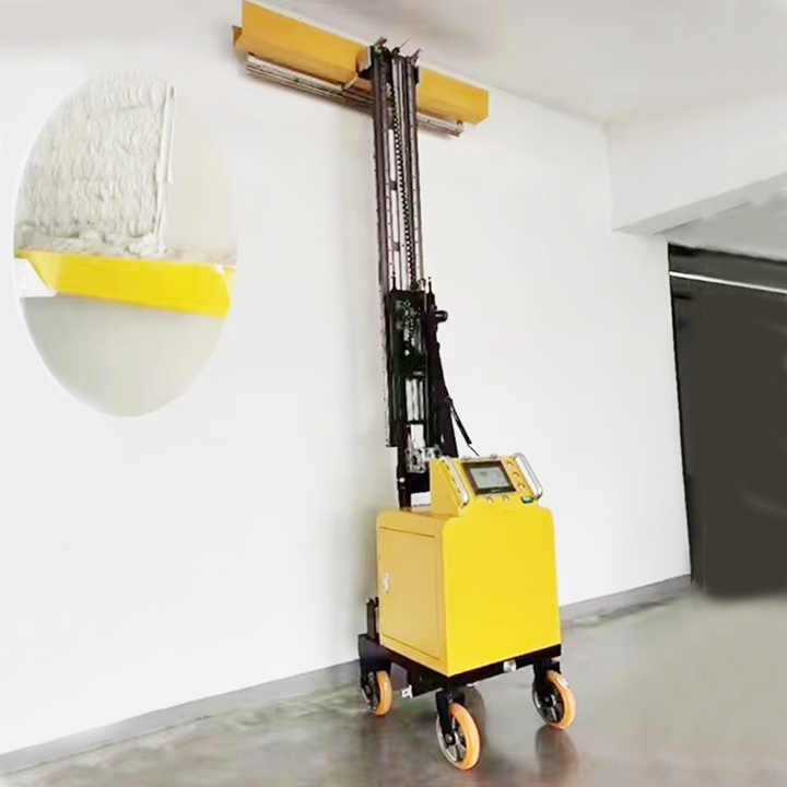 Automatic Small Electric Hydraulic Asphalt Cement Mortar Plastering Rendering Machines Wall ...