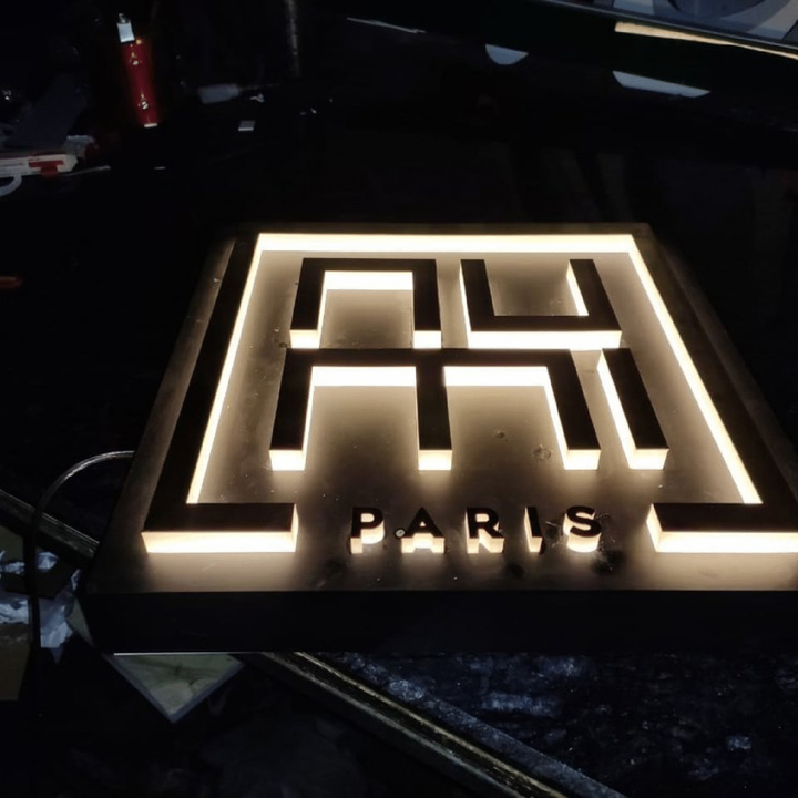 Custom 3D Logo Signs Backlit Letters Shop Business Sign Advertising ...