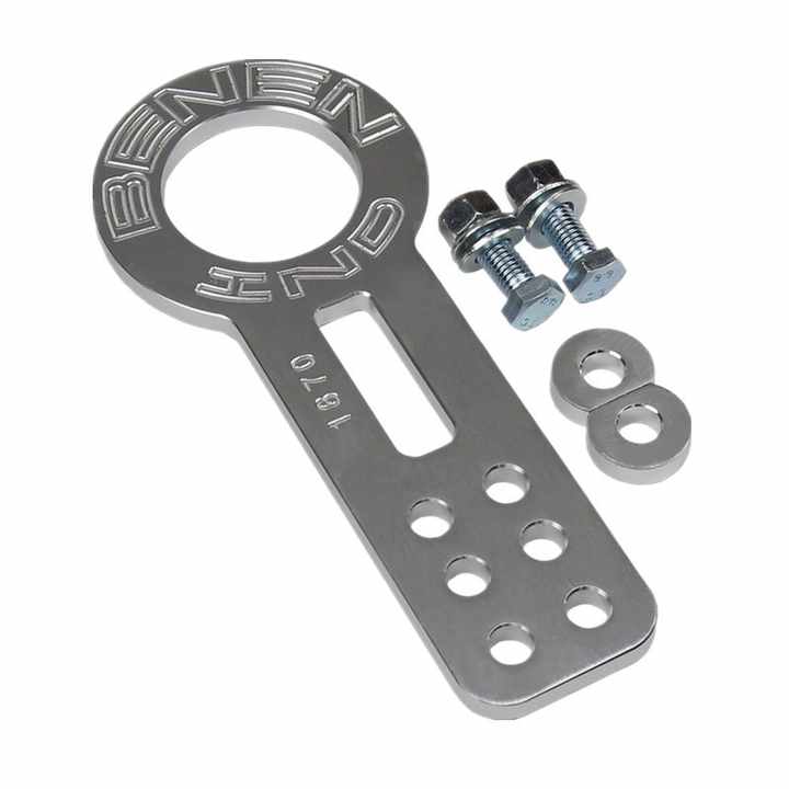 YH1863 Aluminum Racing Tow Hook Kit Front & Rear Bumper Auto Trailer ...