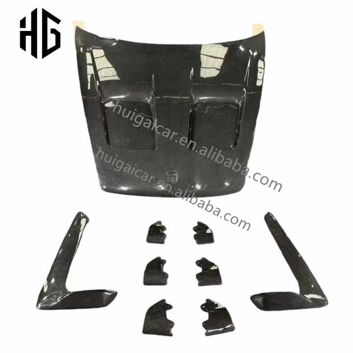 Upgrade 992 GT3RS Engine Hoods Carbon Fiber Front Bumper Engine Cover ...