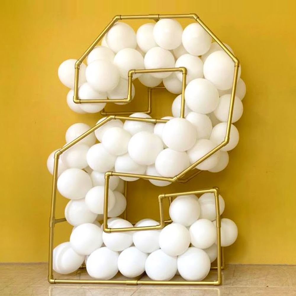 Number Balloons Metal Alphabet Balloons Jumbo Number Birthday Balloon ...