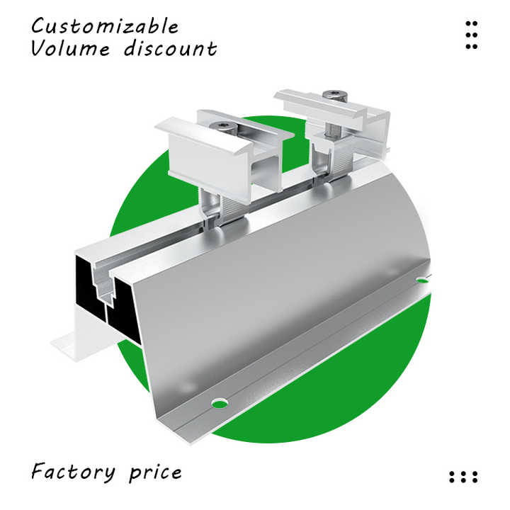 Aluminum PV Panel Mid Clamp - Solar Mounting Solutions