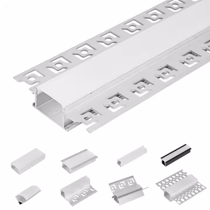 Cabinet Led Strip Light Embedded 3500k Concealed Lamp Slot U-shaped ...