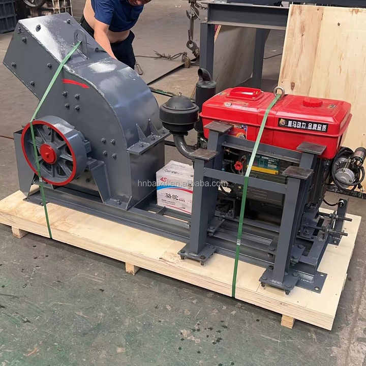 Pc 400*600 Diesel Power Building Stone Hammer Crusher River Pebble ...