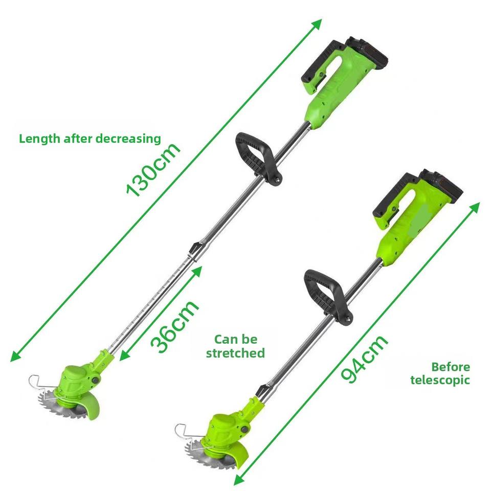 21V Electric Lawn Mower Cordless Lawn Mower Automatic Release Wire ...