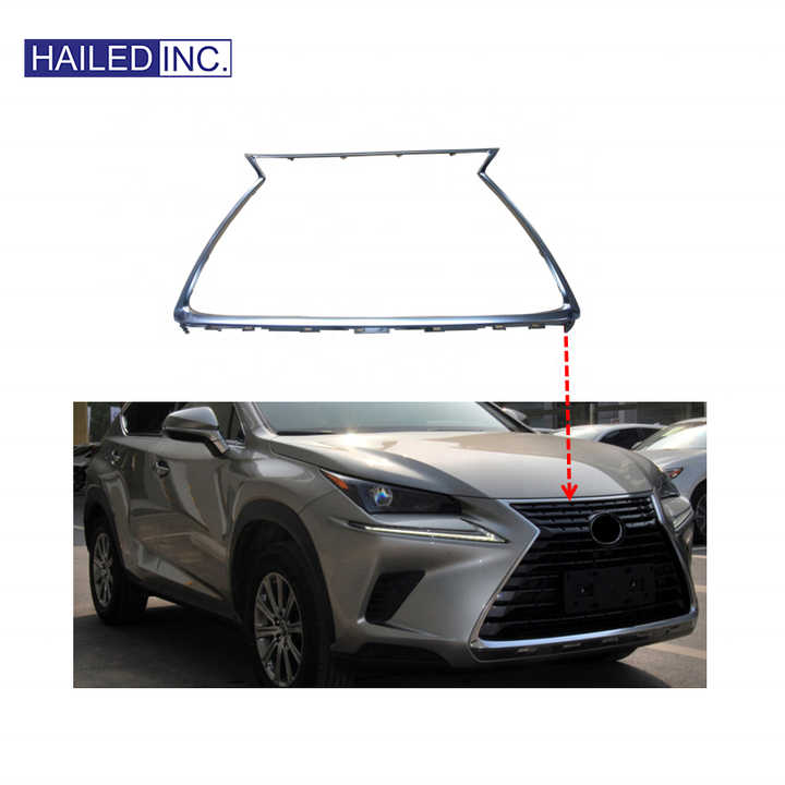 HAILED Car Radiator Grille Chrome Moulding Trim OE Code 53121-78060 ...