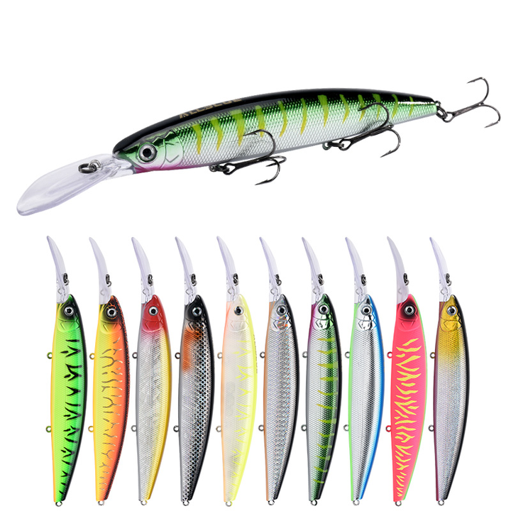 ALLBLUE CRAFTY 130SF - Versatile Plastic Slow Floating Lure