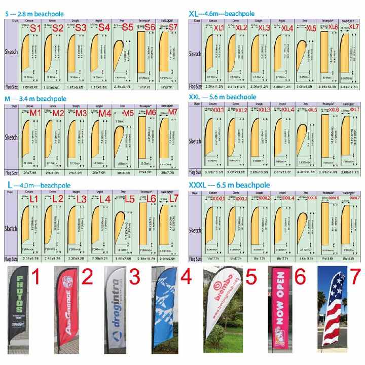 Outdoor Windproof Teardrop Flying Banner - Custom Print
