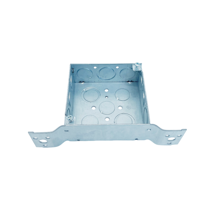 4 in SQUARE JUNCTION BOXES WITH MOUNTING BRACKETS 1-1/2" DEEP IDEAL FOR ...