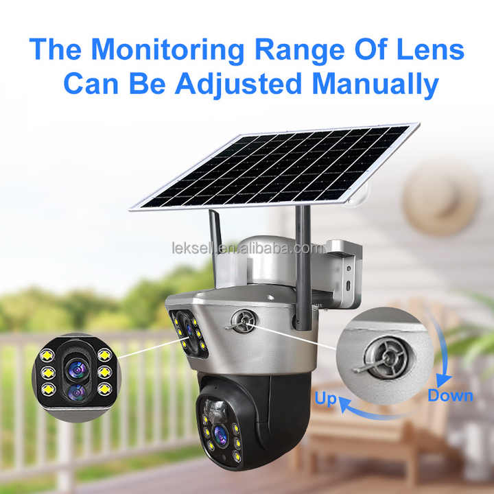 V380 Pro PTZ Solar Powered Wireless Camera - Outdoor IP66, Night Vision ...