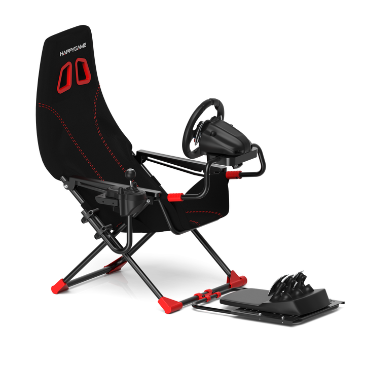 Game Simulator - Foldable Racing Seat & Steering Wheel Bracket