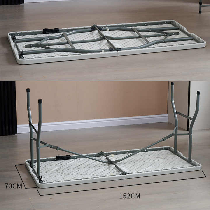 Easy Carry Folding Tables Regular Bench Table 6 Foot Regular Fold in ...