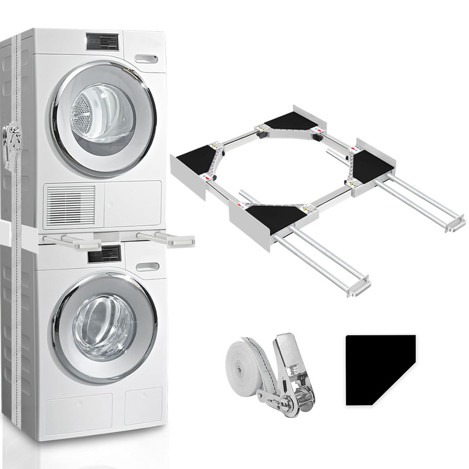Washing Machine Base Stacking Kit for Washer and Dryer with Towel Bar ...