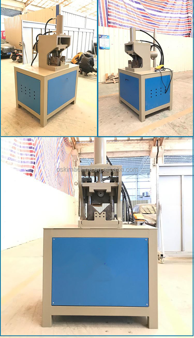 Portable Stainless Steel Tube Corner Punching Machine 45 90 Degree ...