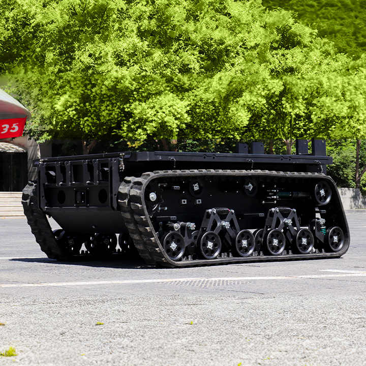 All Terrain Cargo Handling Robot Stair Climbing Tracked Robot with ...