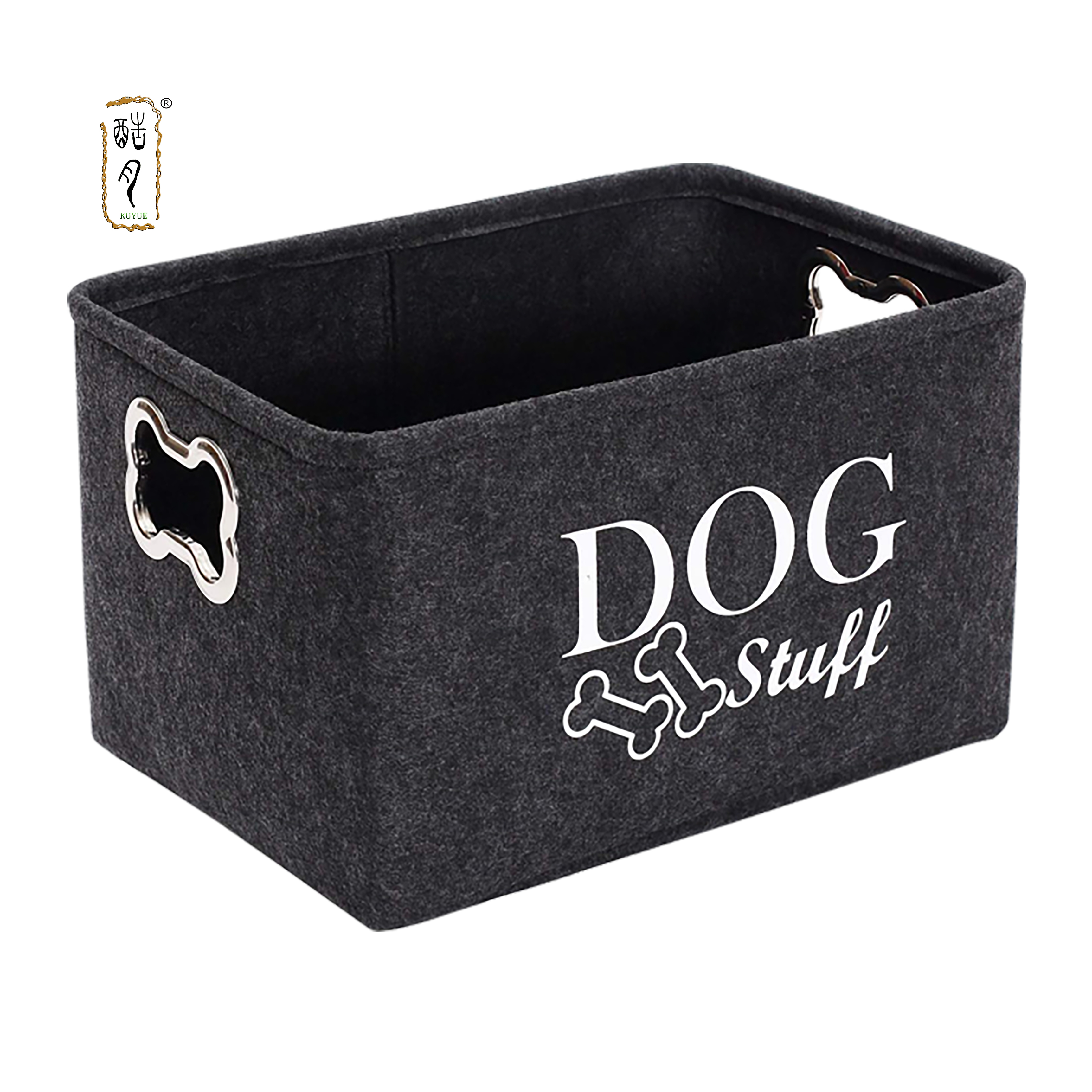 Black dog toy box store