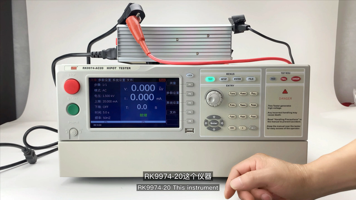 Rek Rk9914c Programmable Voltage Withstand Tester 5kv 50ma Ac/dc Tester ...