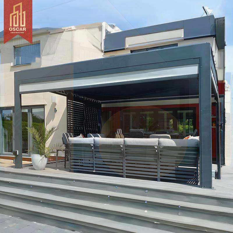 Suppliers Motorized Louvered 3X3 4X3 4X4 4X6 6X4 Aluminum Shade ...