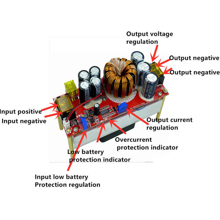 1800W 30A High-current DC-DC Constant Voltage and Constant Current ...