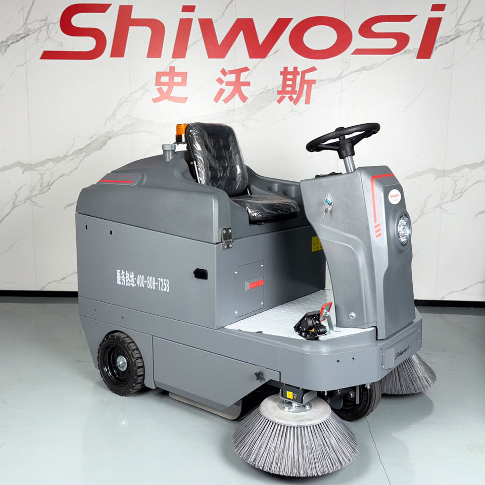 Shiwosi Battery Powered Auto-Cleaning Ride-on Sweepers
