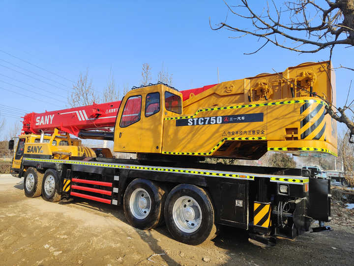 Sany Used 75 Ton Truck Crane Stc750 Mobile Knuckle Boom Crane Truck Mounted Cranes| Alibaba.com