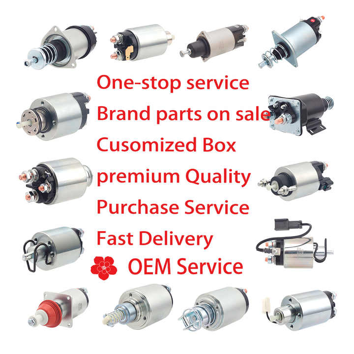 665-0818 Starter Motor Parts with ZM818 Solenoid Switch and Relay for ...