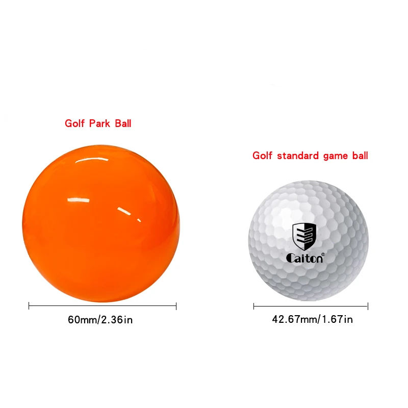 Wholesale Custom 60mm Park Golf Balls - Caiton Factory