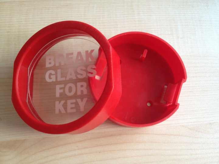 Emergency Key Box - Red Break Glass for Quick Access