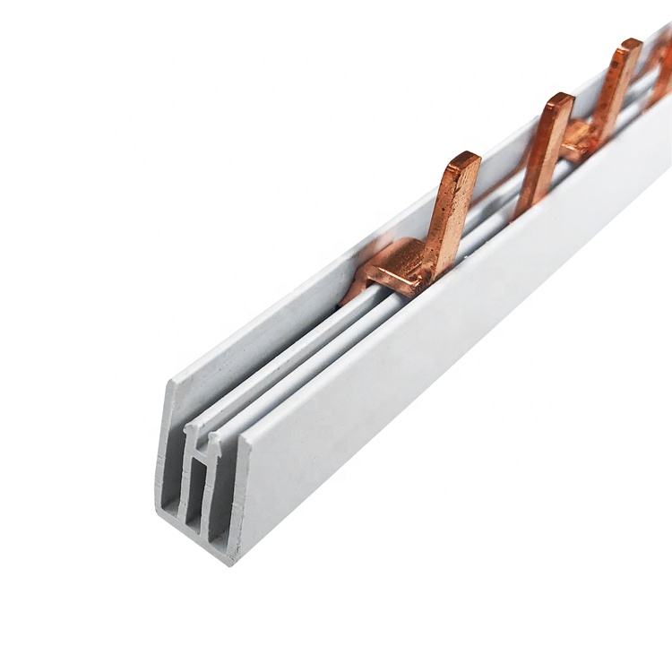 Copper Busbar 2P 63A 80A 100A for Electrical Panels, CE Certified ...