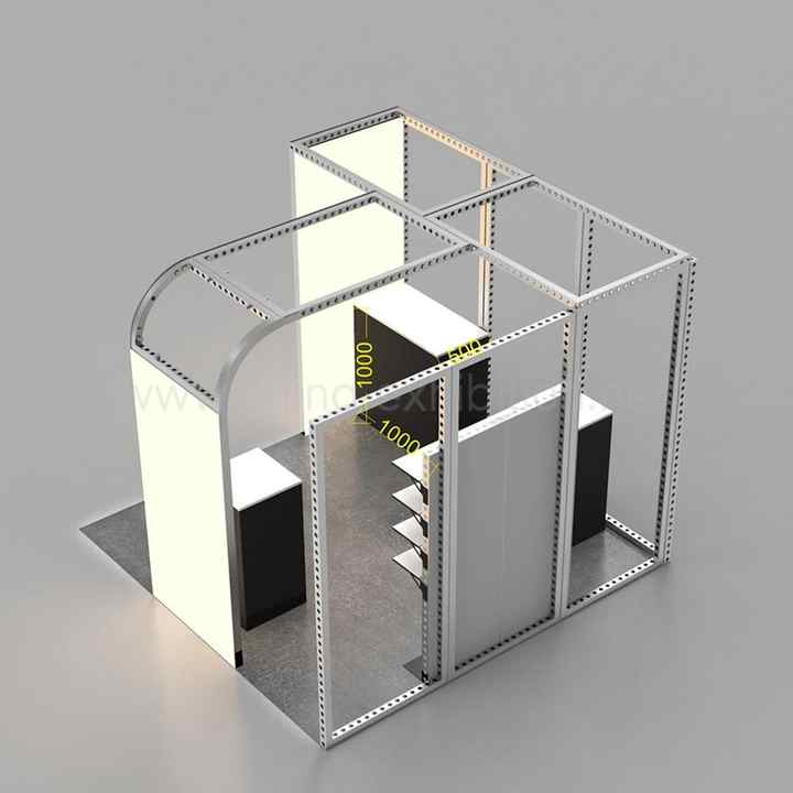 Custom 3x3 Expo Mall Booth Backdrop Stand for Trade Show
