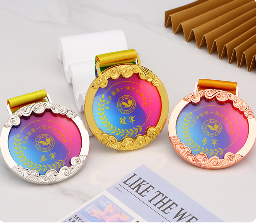 Crystal Deluxe Medal High Quality Zinc Alloy Medals Sports Game ...