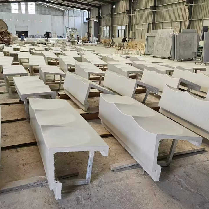 GRC Concrete Fiberglass Reinforced Cement Bench| Alibaba.com