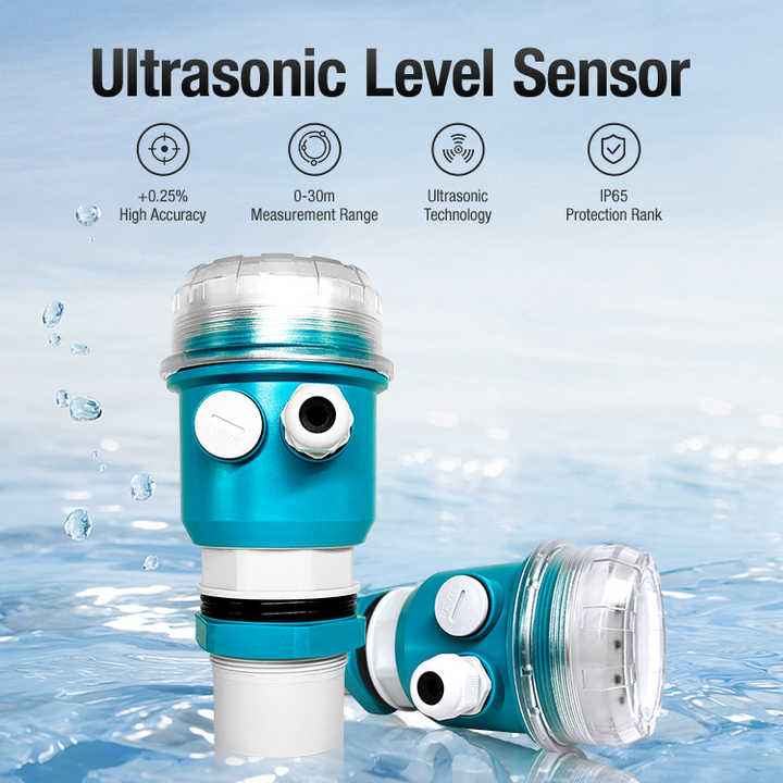 RS485 Industry High Precision Ultrasonic Water Level Transmitter Non ...
