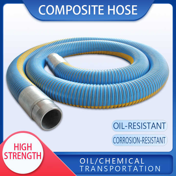 Chemical Composite Hose 3inch Flexible Water Oil Hose with Steel Wire ...