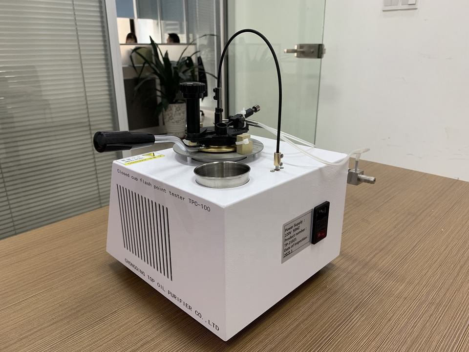 TPC-100 Closed Cup Flash Point Tester Digital Petroleum Testing Device ...