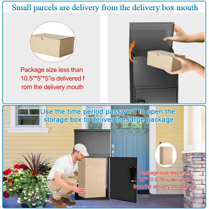 Secure Your Parcels with Anti-Theft Outdoor Smart Mailbox