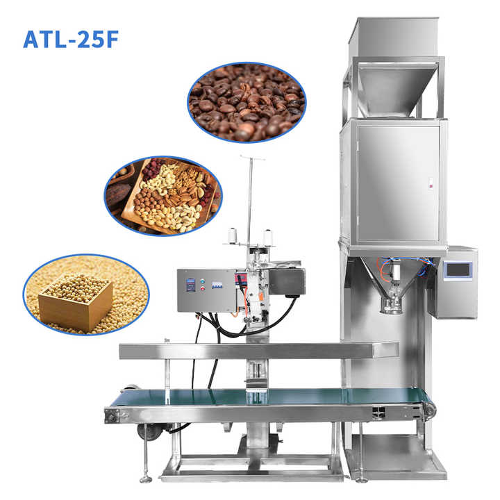 25kg Large Weight Auto Packing Machine With Sealer Machine for Graunles ...