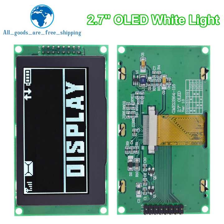 Yixingmicro 2.7 Inch OLED Display Module Resolution 128*64P SSD1322 ...