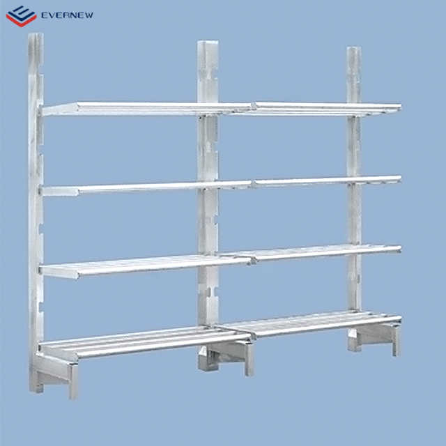 Heavy Duty Aluminum Cantilevered Adjustable Shelving