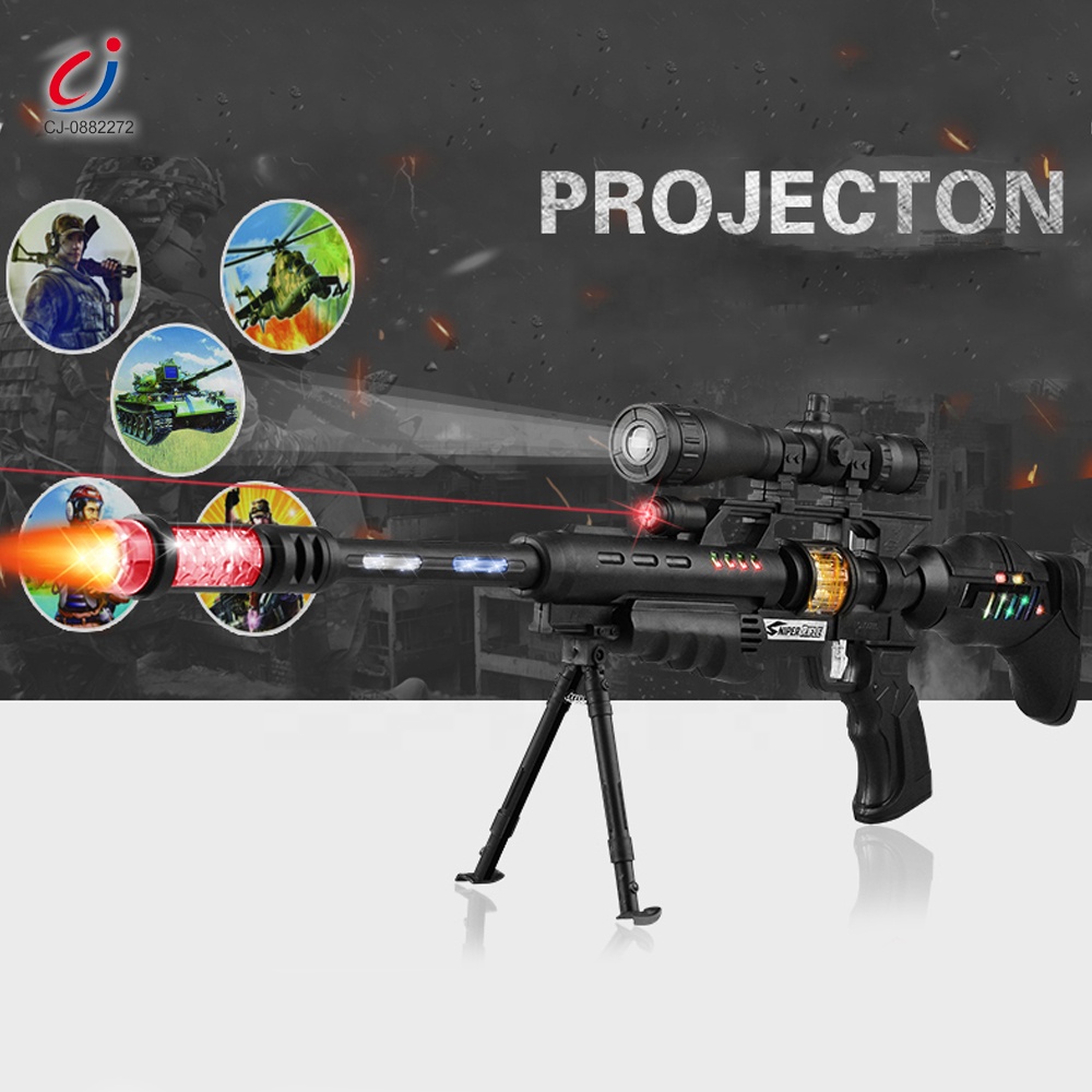 Wholesale Plastic Sniper Rifle Toy Gun Light-Up Blaster With Sounds ...