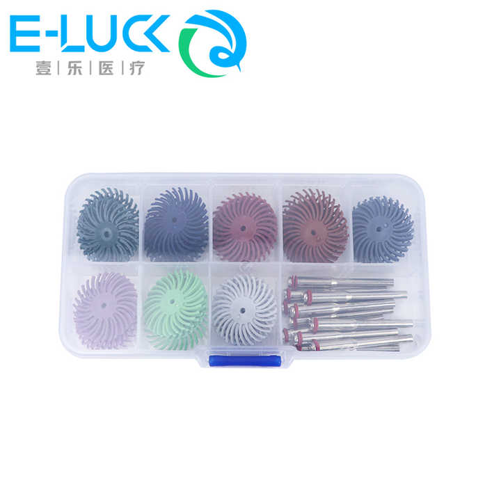Cyclone Manual Dental Polishing Kit with Mandrel Burr Wheel Grinding ...
