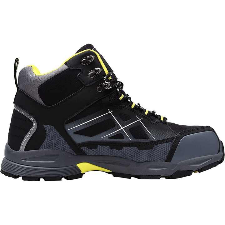 Mens Steel Toe Boots - Durable Outdoor Safety Footwear
