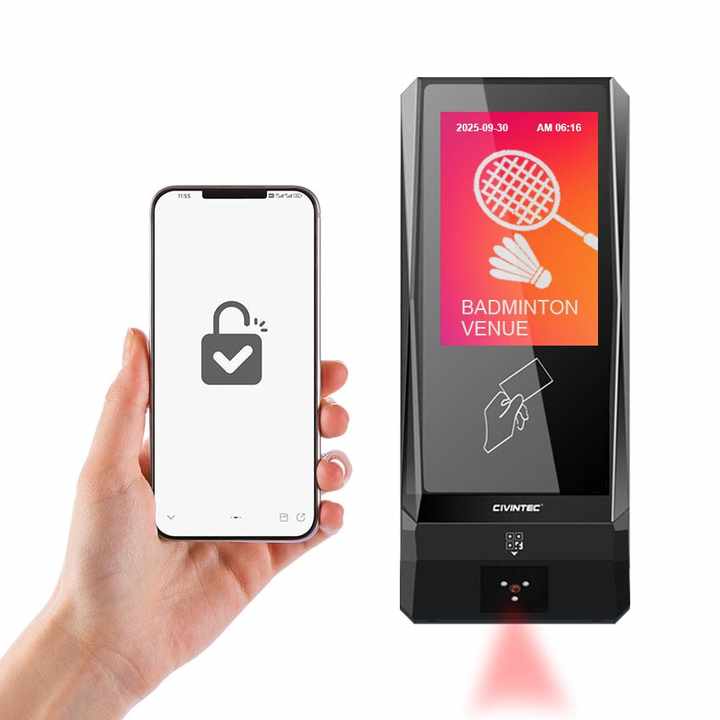 CT9 Linux WiFi NFC RFID Smart Card Time Attendance Recorder Punch Clock ...