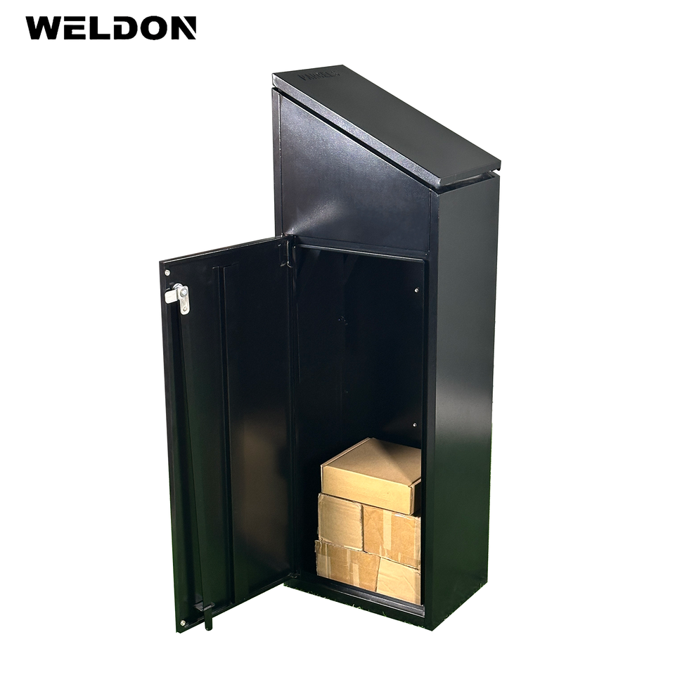 Weldon Free Standing Lockable Parcel Letter Box Outdoor Waterproof ...