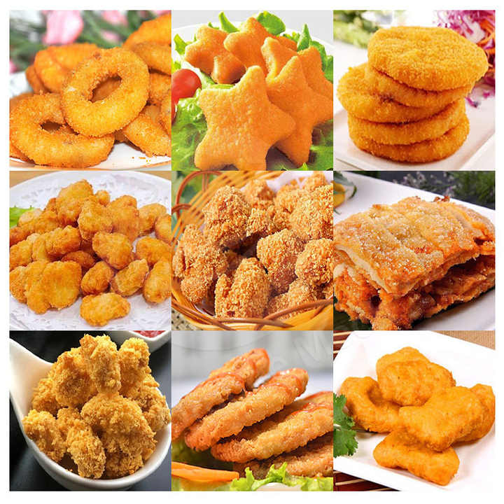 SUS304 Electric Automatic Continuous Chicken Nugget Batter Coating ...